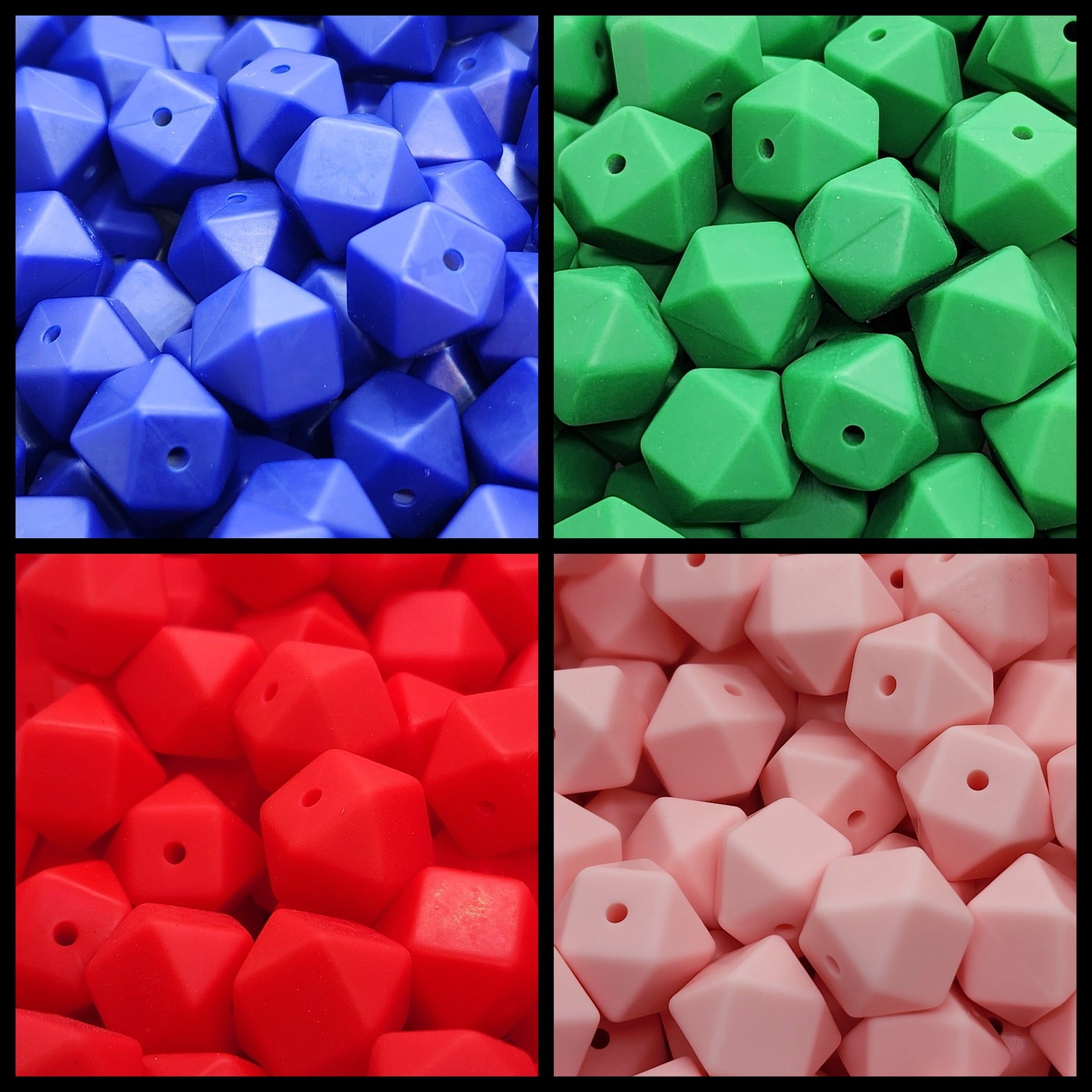 Hexagon Beads – Bailey's Beads