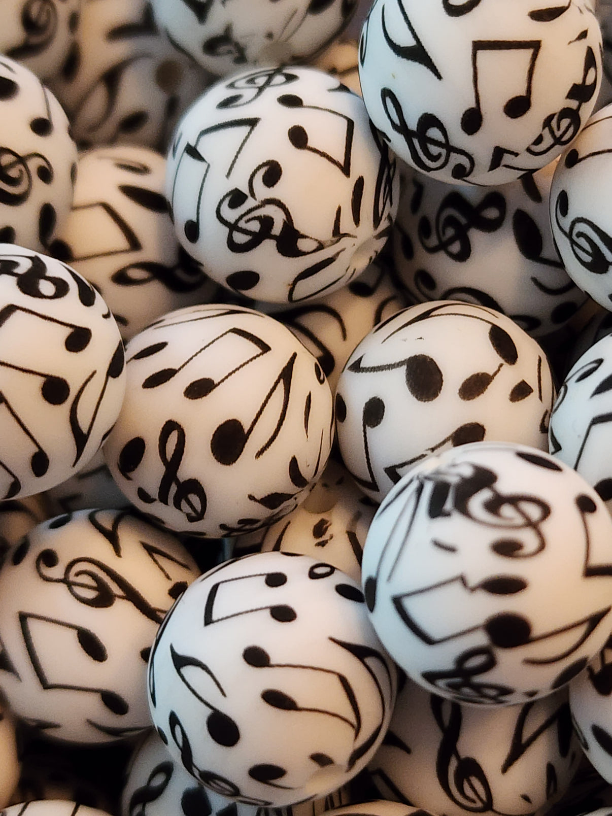 15MM Music Note Silicone Beads – Bailey's Beads